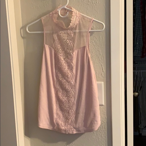 Express | Tops | Express Pink Lace Top | Poshmark